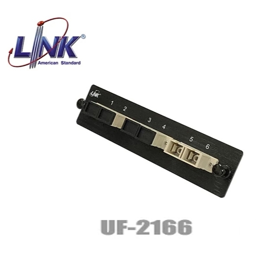 Link UF-2166 Fiber Optic 3 SC Duplex Snap-In Adapter Plate (MM.) | Shopee Thailand
