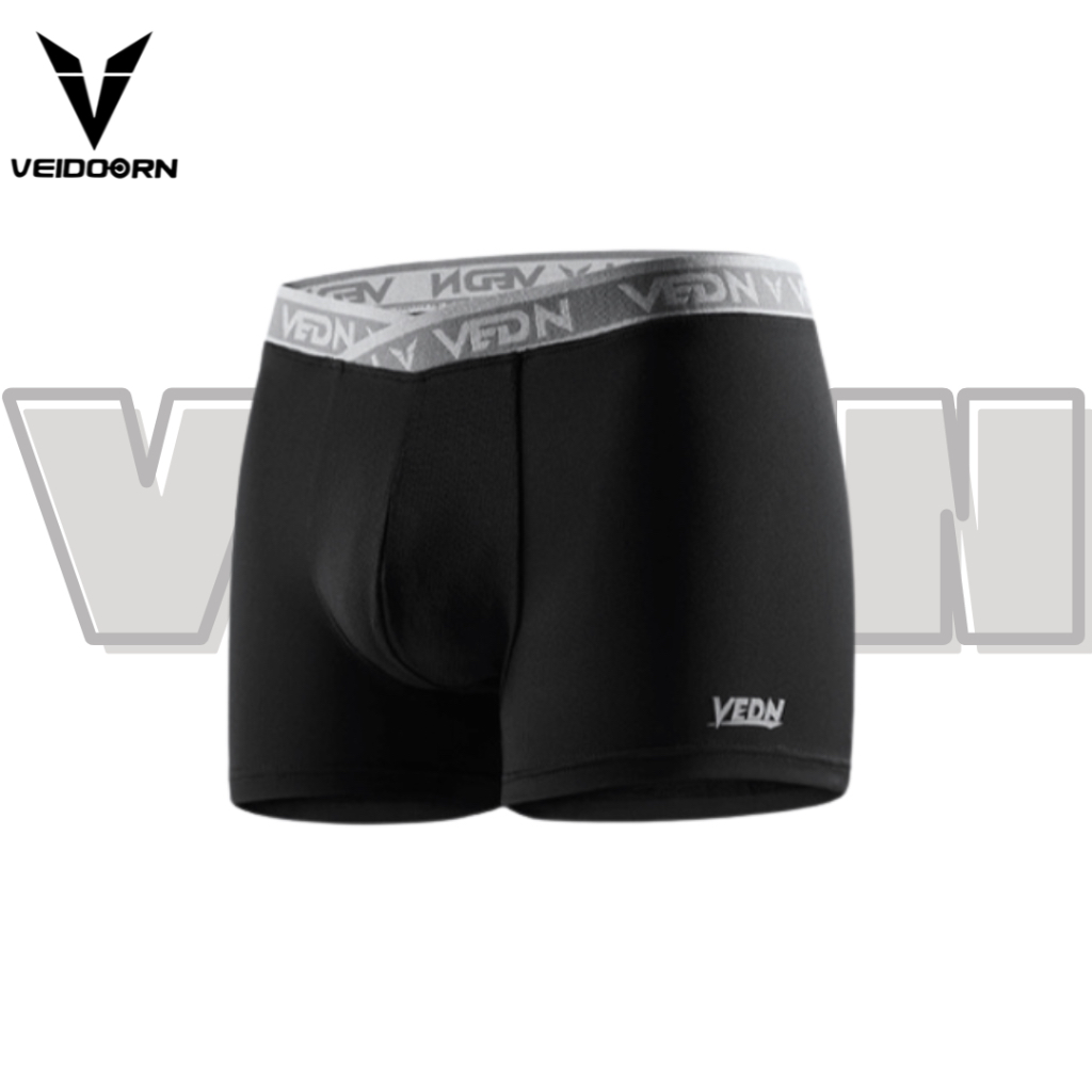 Veidoorn กางเกงในชาย เนื้อผ้าระบายอากาศได้ดี สีดำ ออกกำลังกาย เย็นสบาย ...