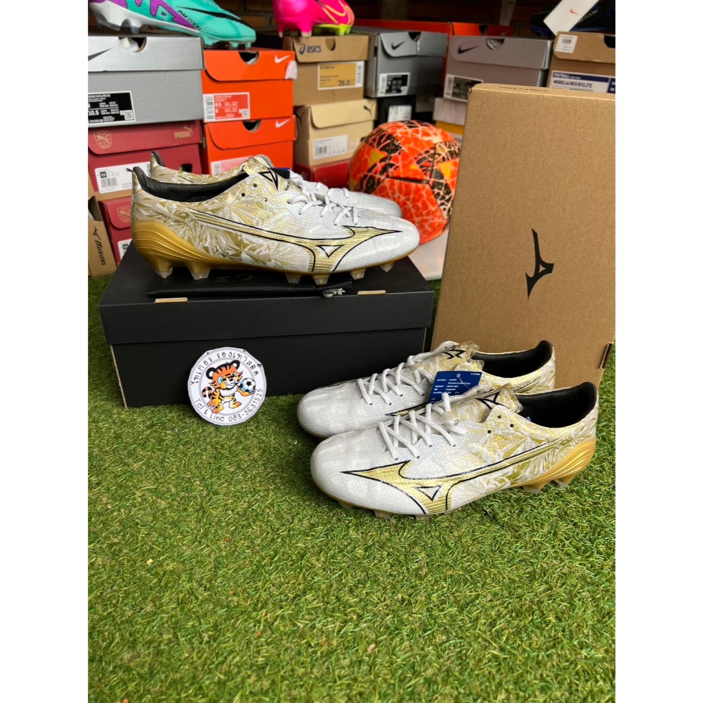 Mizuno Alpha JAPAN Made in JAPAN รองเท้าฟุตบอล มิซูโน่ ตัวท็อป ของแท้ ...