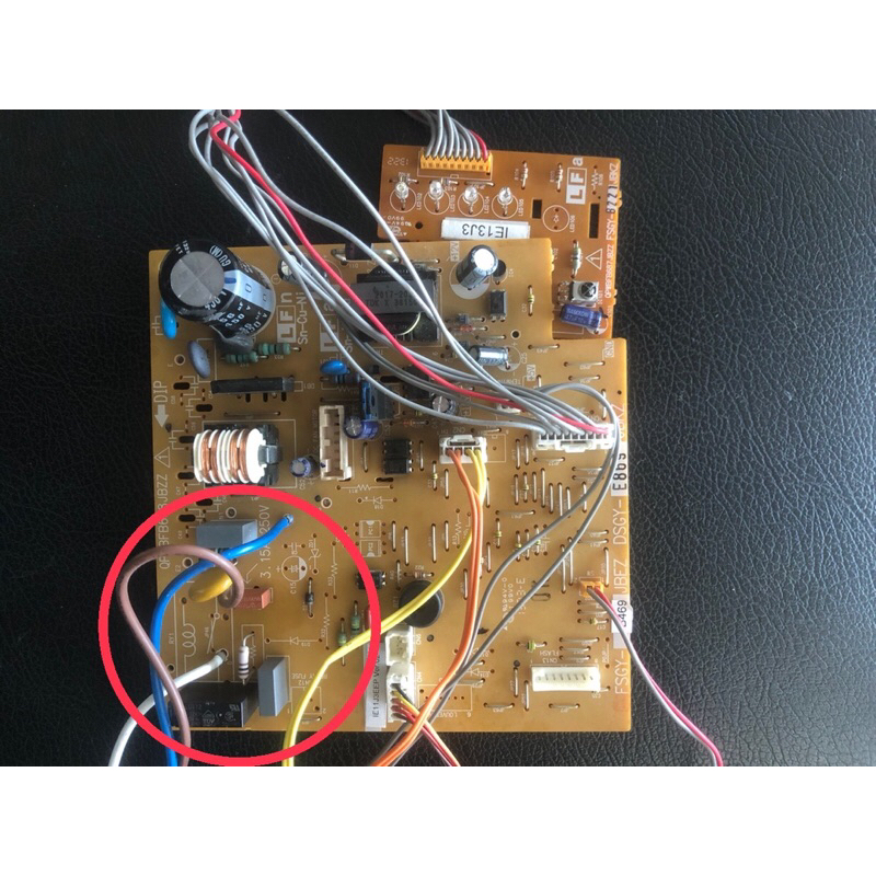 แผงวงจรคอยล์เย็นแอร์บอร์ดแอร์Sharpรุ่นAH-GX18/AU-GX18_สินค้ามือสองใช้งานได้100% | Shopee Thailand