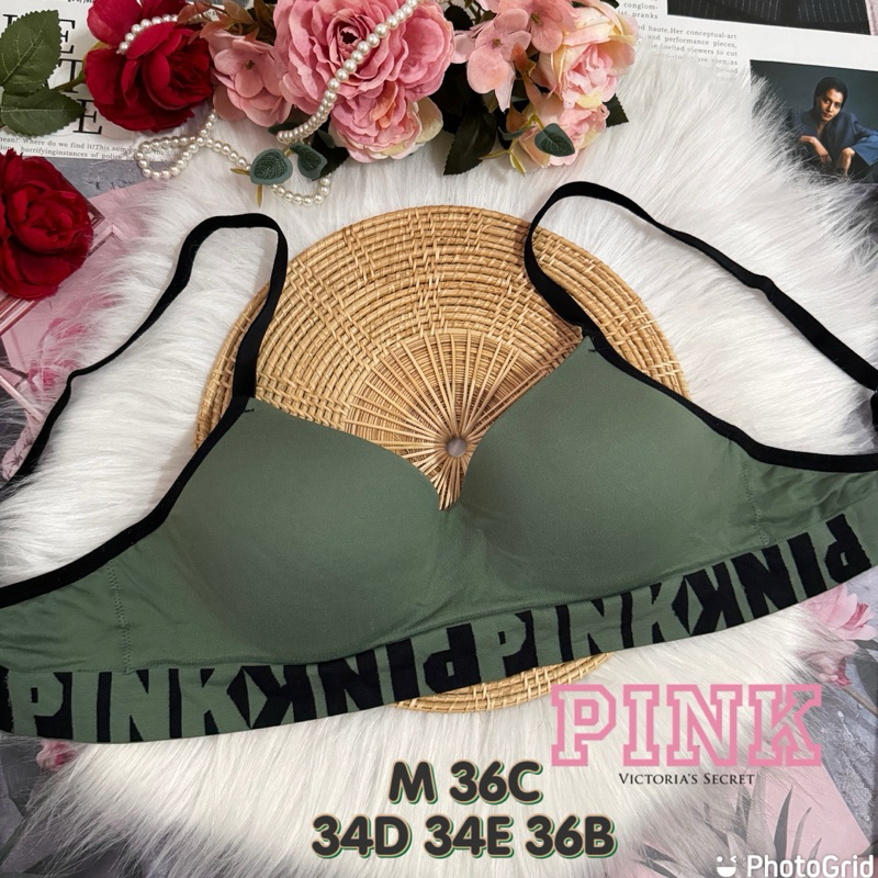 PINK Victoria’s Secret ใหม่มาก 36C 34D 34DD 36B ฟองไม่บางมาก นุ่ม ...