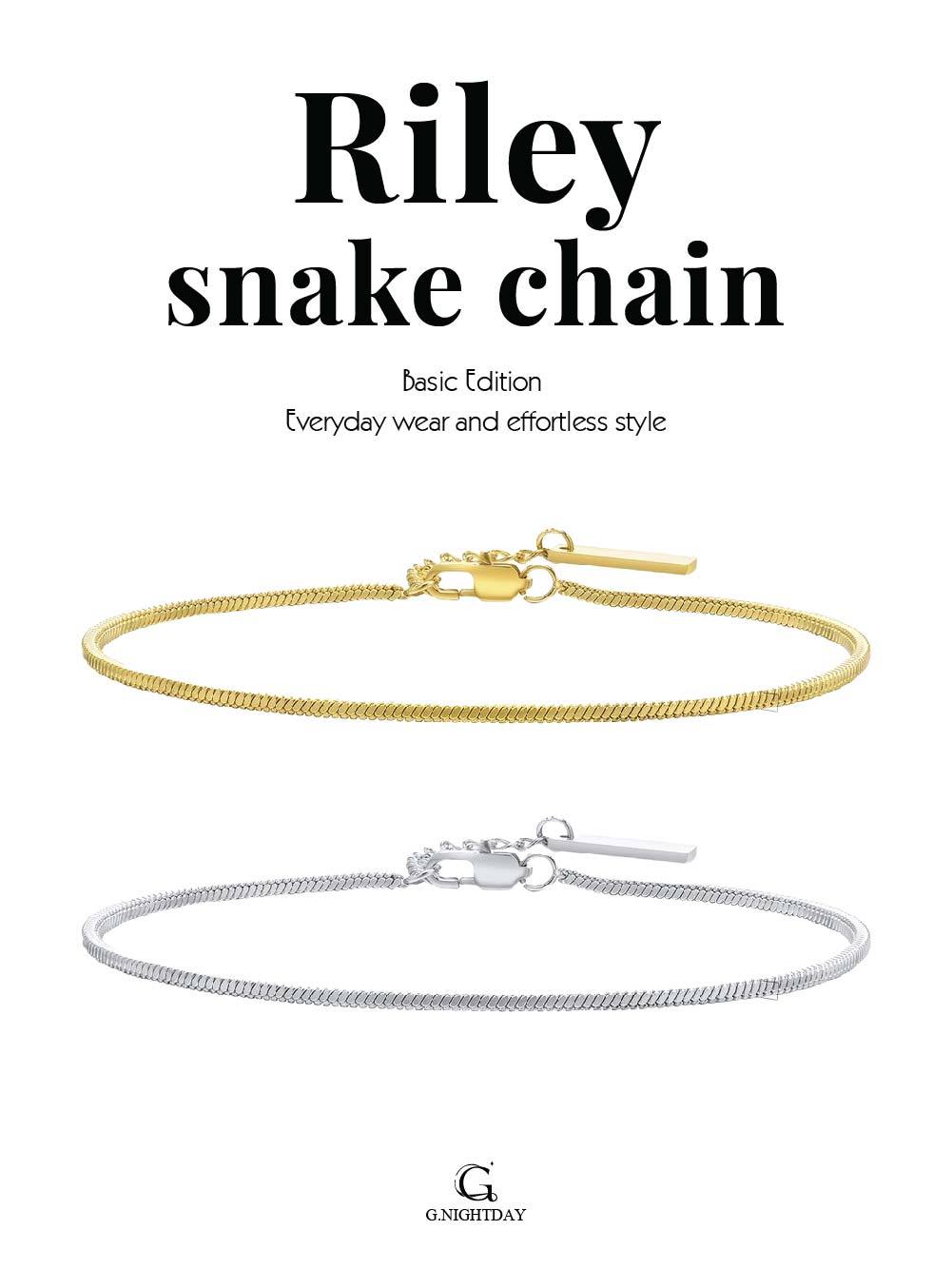 G.NIGHTDAY - Riley chain bracelet สร้อยข้อมือ รุ่นใหม่ | Shopee Thailand
