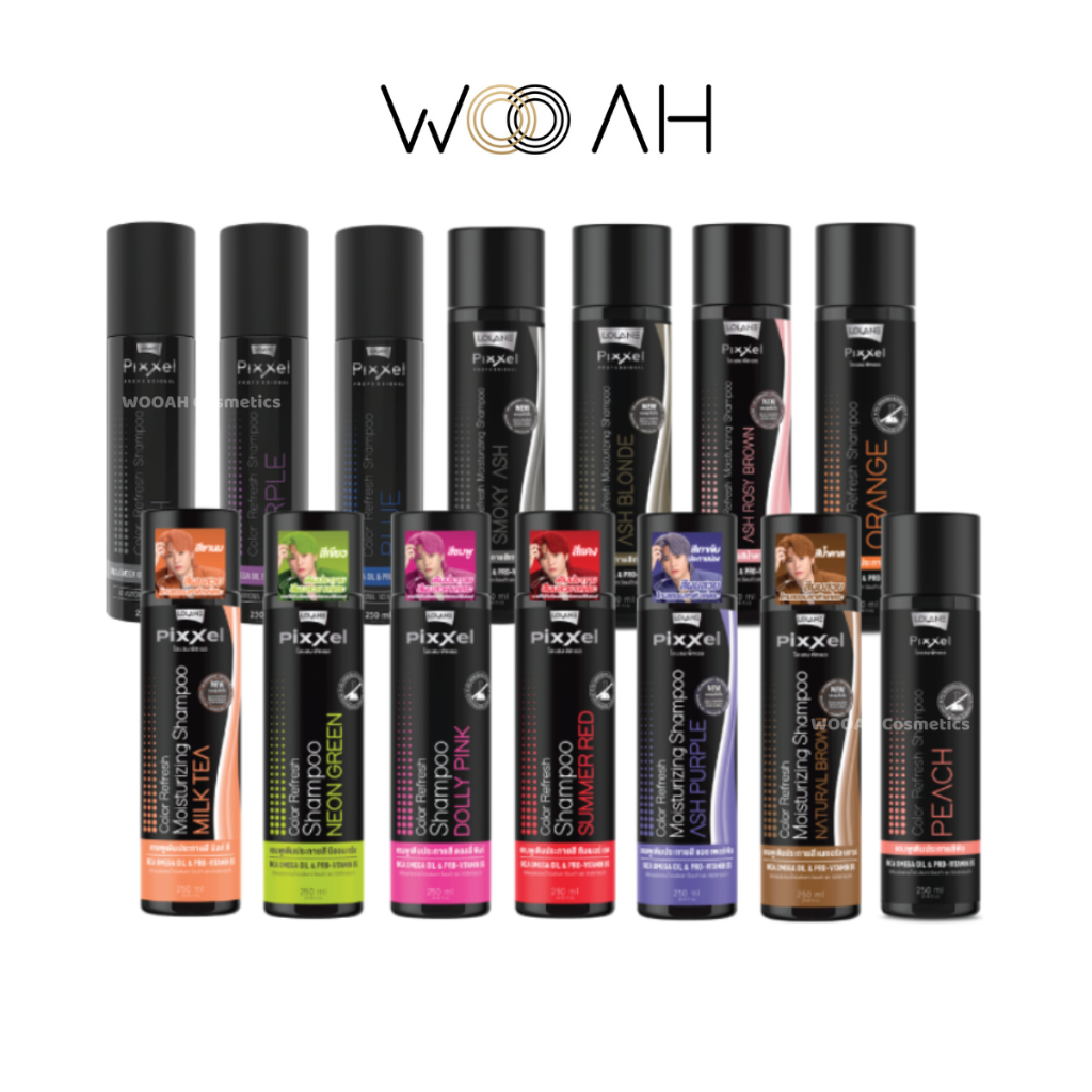 Lolane pixxel color refresh shampoo 100/250ml. โลแลน พิกเซล คัลเลอร์ รี ...