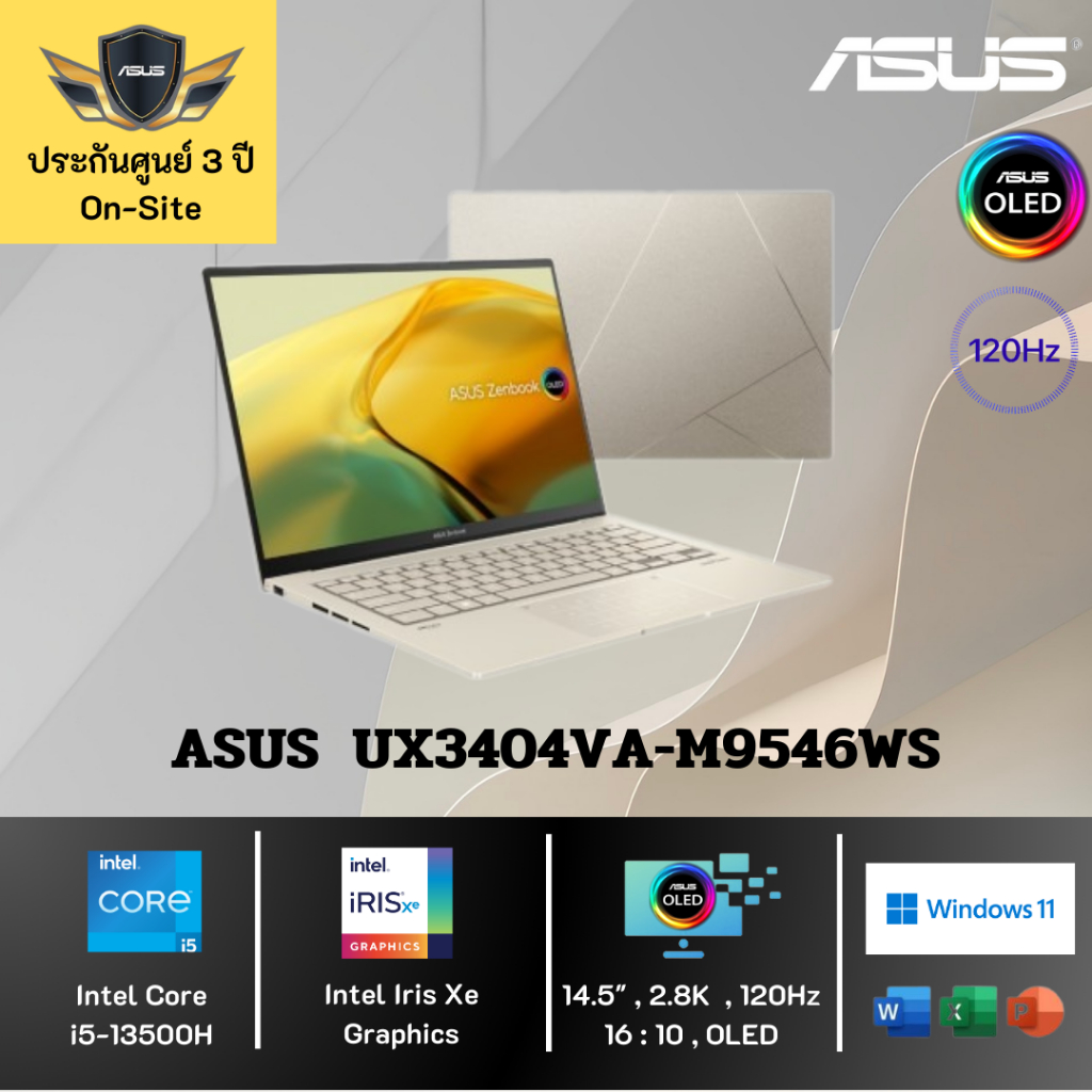 ASUS Zenbook 14 OLED UX3404VA-M9546WS Intel Core i5-13500H 16GB 512GB ...