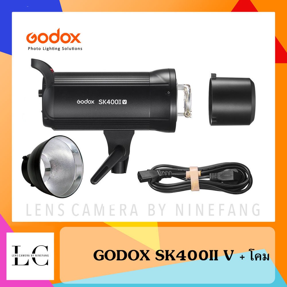พรีออเดอร์ รอ15วัน GODOX SK-400 II V แฟลชสตูดิโอ 400 วัตต์ SK400II V ...