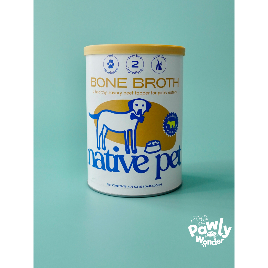 🐶🐱 พร้อมส่ง Native Pet Bone Broth Powder Beef Flavored 134g. ผงน้ำซุป ...
