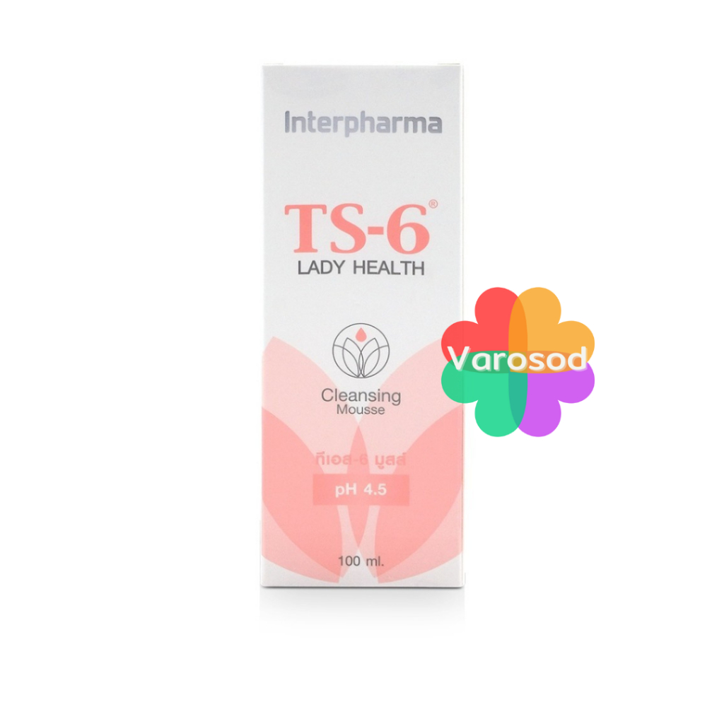 TS-6 LADY HEALTH Cleansing mousse 100 ml PH 4.5 ทีเอส-6 เลดี้ เฮลท์ คลีนซึ่ง มูสส์ TS6 ผลิตภัณฑ์ ...