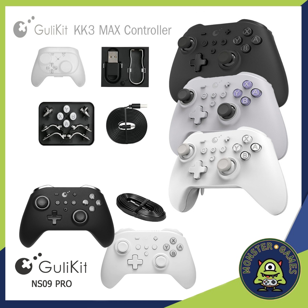 GuliKit KingKong 2 Pro Controller , Gulikit KK3 Max Controller (Joy-Pro ...
