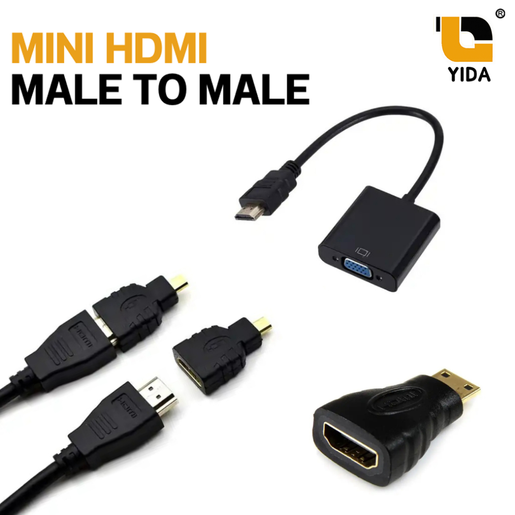 สาย mini hdmi to hdmi cable อะแดปเตอร์ ต่อกล้อง DSLR PCTV Notebook VGA ...