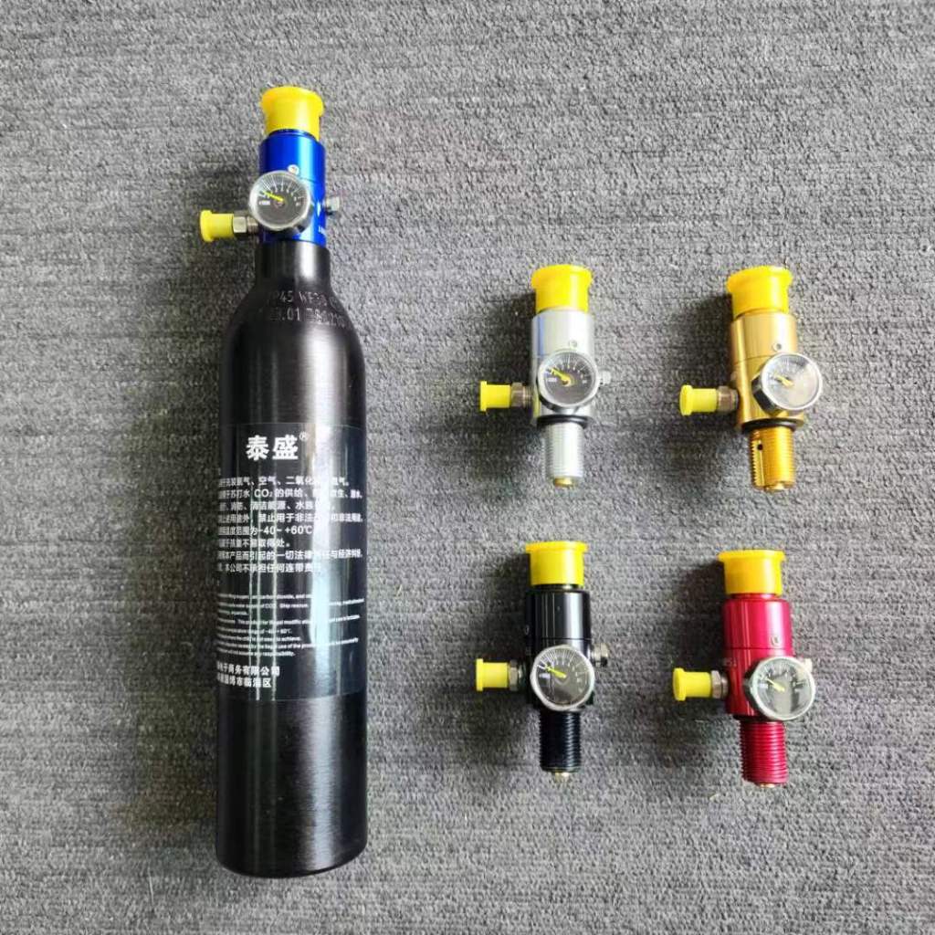 ขวดอลูมิเนียม ทรงกลม 0.45L เกลียว M18*1.5 30Mpa 4500psi สําหรับกระบอก ...