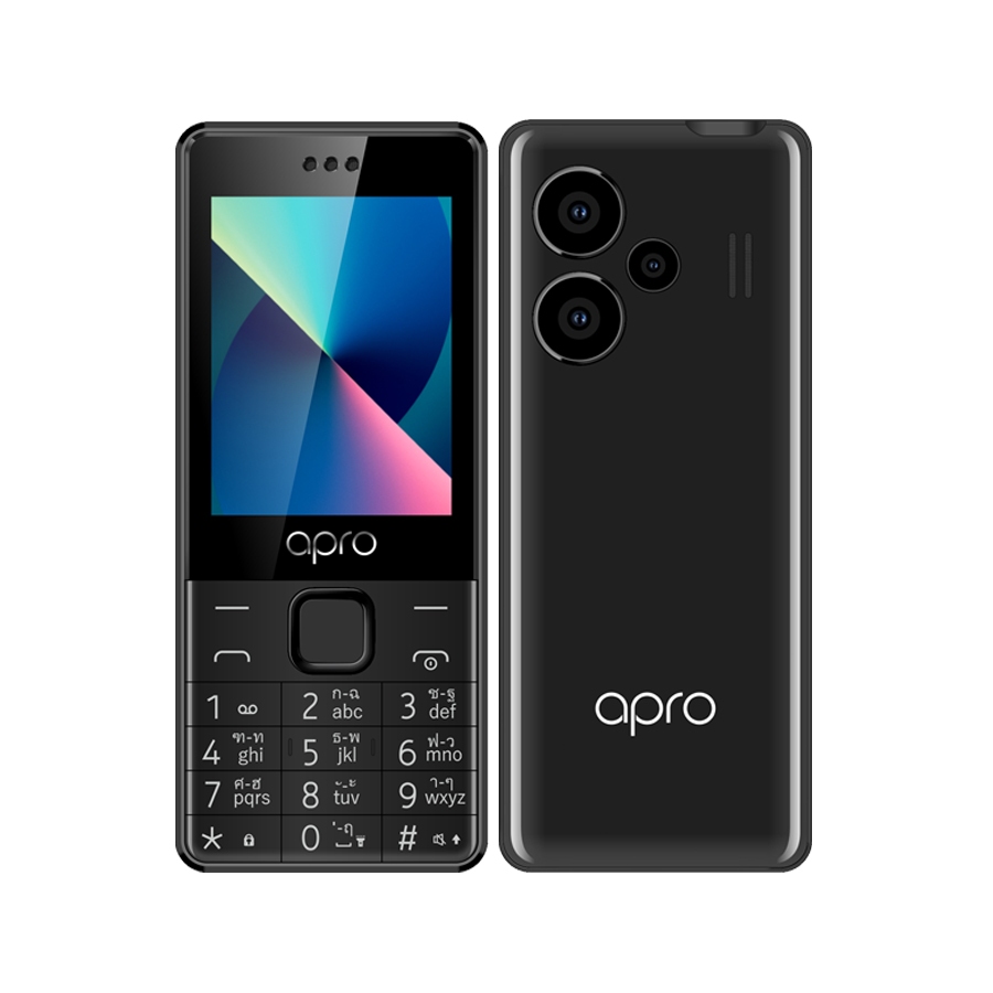 Apro รุ่น A1โทรศัพท์มือถือ ปุ่มกด 4G 3G หน้าจอใหญ่ 2.8นิ้ว เมนูภาษาไทย ลำโพงดัง แบตทน ประกัน ...