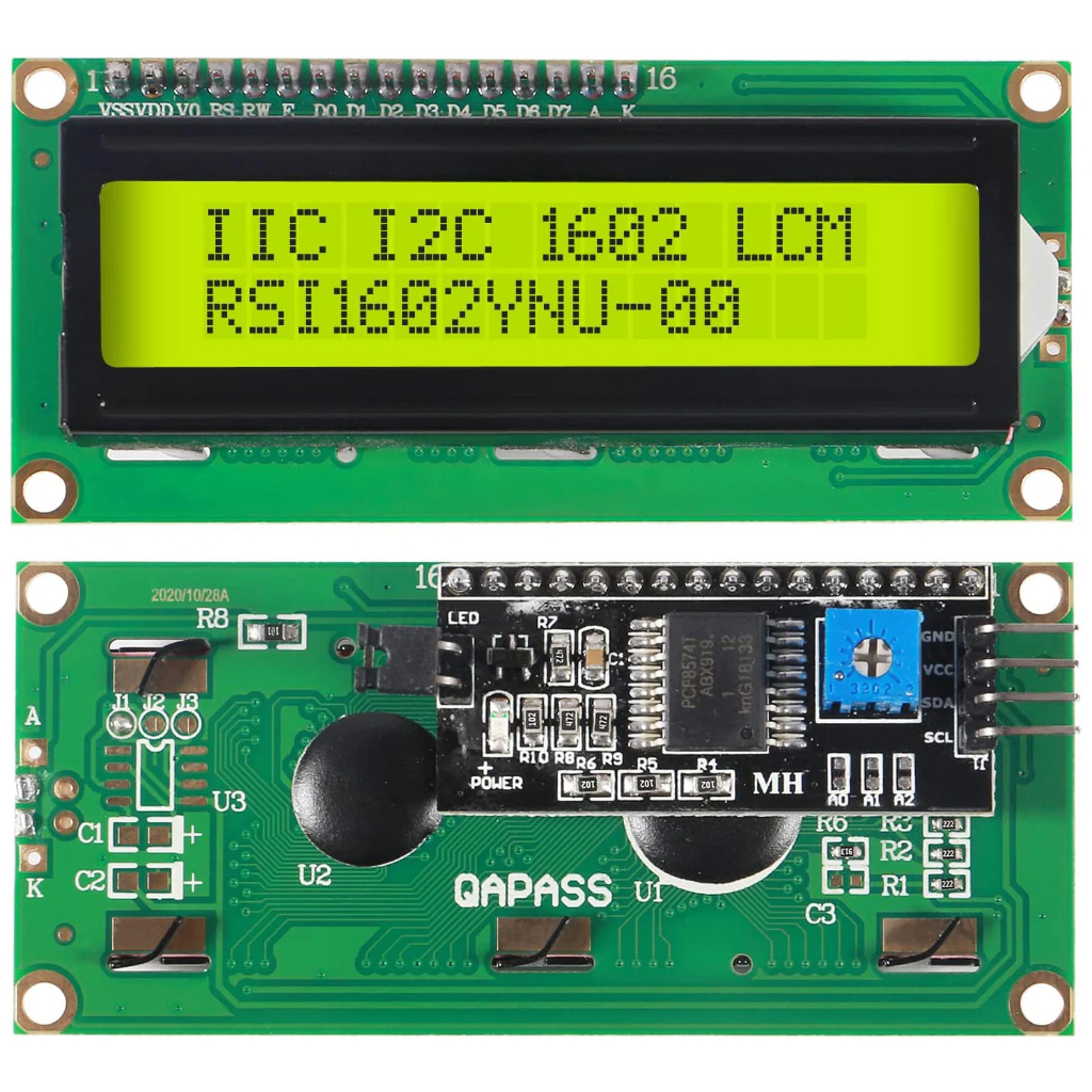 LCD 1602 แบบ I2C พร้อม IIC ขนาด 16x2 พร้อมบอร์ดแปลง | Shopee Thailand