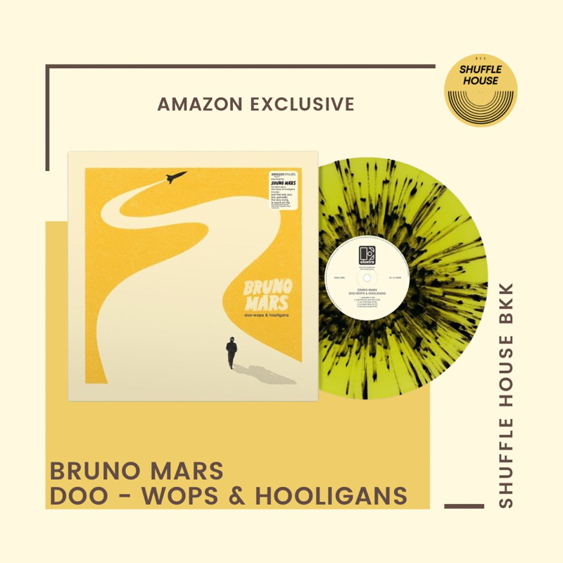 (พร้อมส่ง_จัดส่งฟรี) Bruno Mars Doo-Wops & Hooligans Vinyl แผ่นเสียง ...