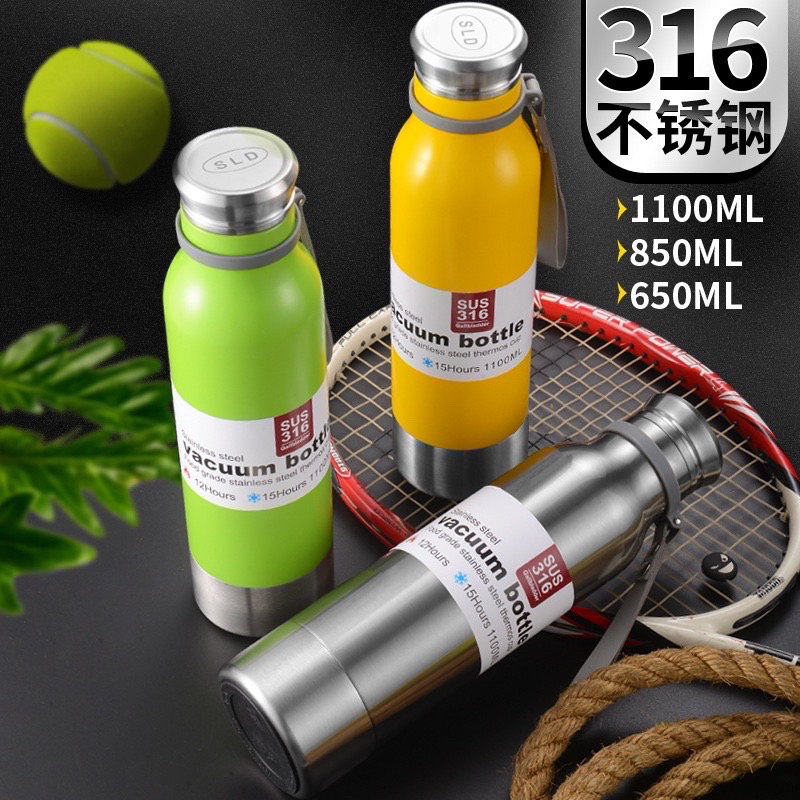 กระติกน้ำเก็บอุณหภูมิ ร้อนเย็น สแตนเลส 316 ขนาด1100Ml. | Shopee Thailand