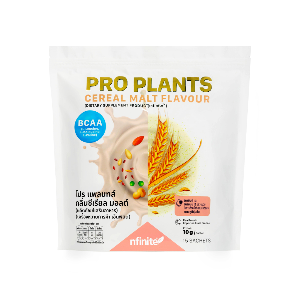 แพลนต์เบสด์ โปรตีนพืช BCAA กรดอมิโนจำเป็น 9 ชนิด Pro Plants สร้างกล้ามเนื้อ Plant based protein ...