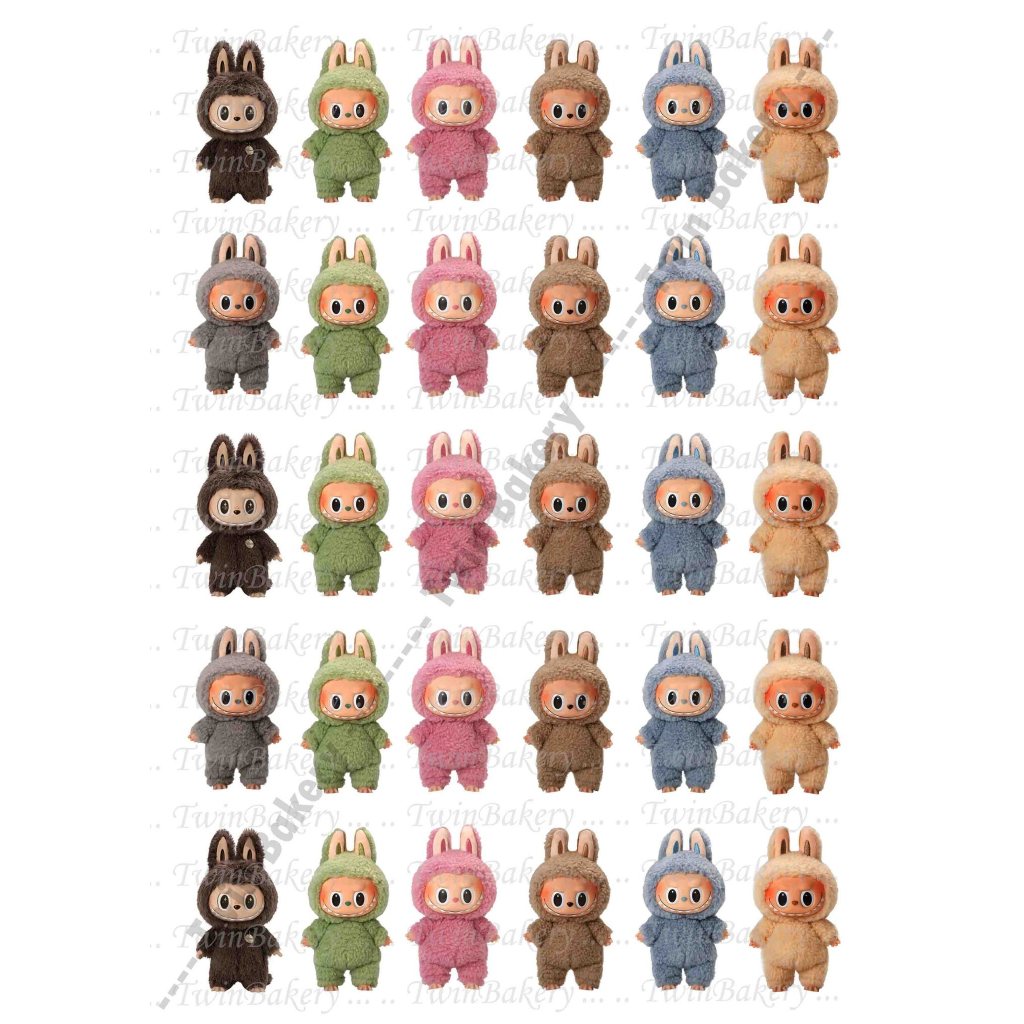 แผ่นเวเฟอร์ (Wafer Sheet) รวมลาย ลาบูบู้ Labubu **ทานได้** | Shopee ...