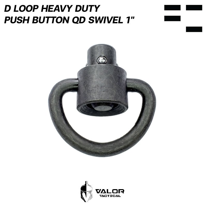 Ferro Concepts - D Loop Heavy Duty Push Button QD Swivel 1" หูสายสะพาย ...