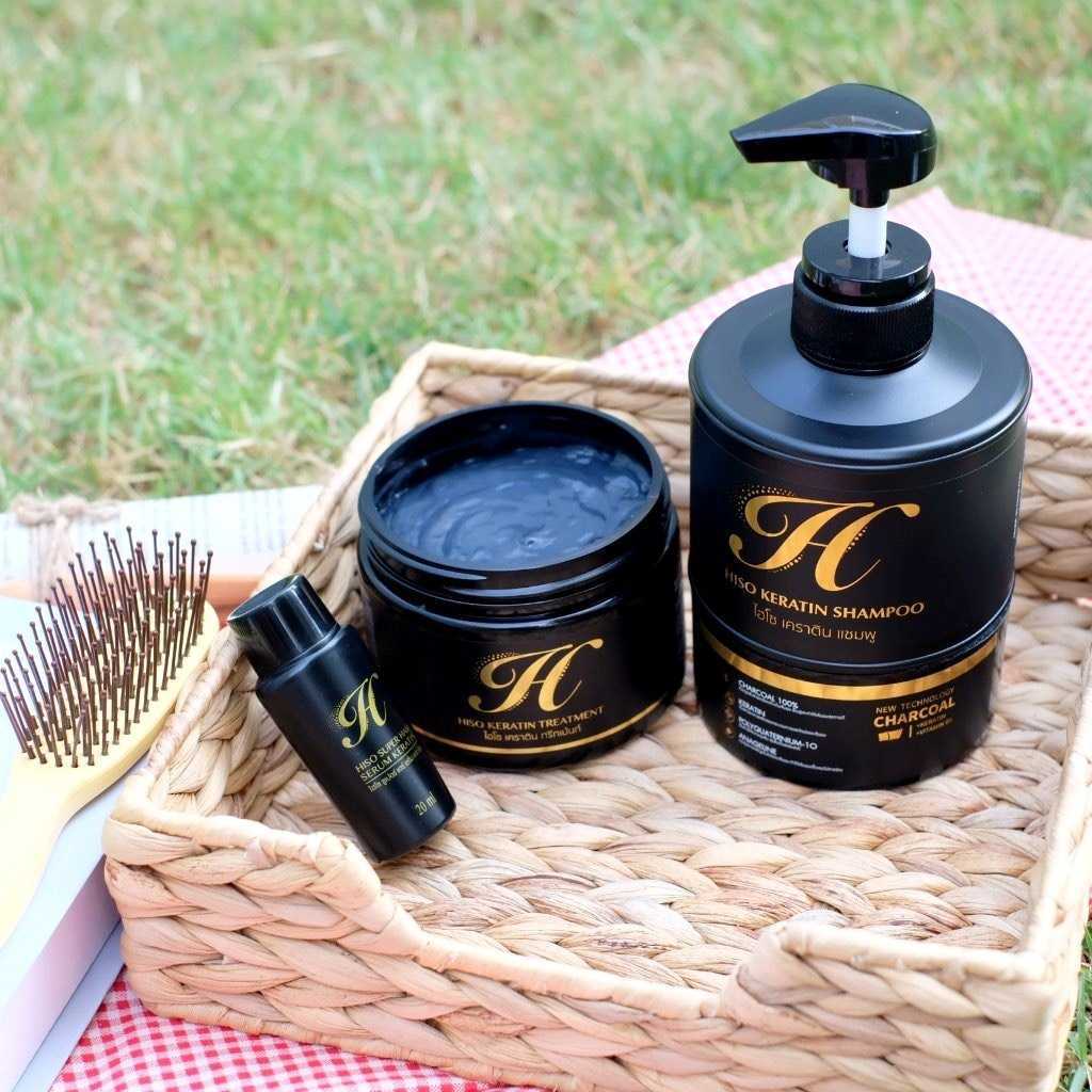 หมักผมHiso Keratin Treatment ไฮโซเคราติน แชมพู&ทรีทเม้นท์ (เพิ่มปริมาณ300ml.) | Shopee Thailand