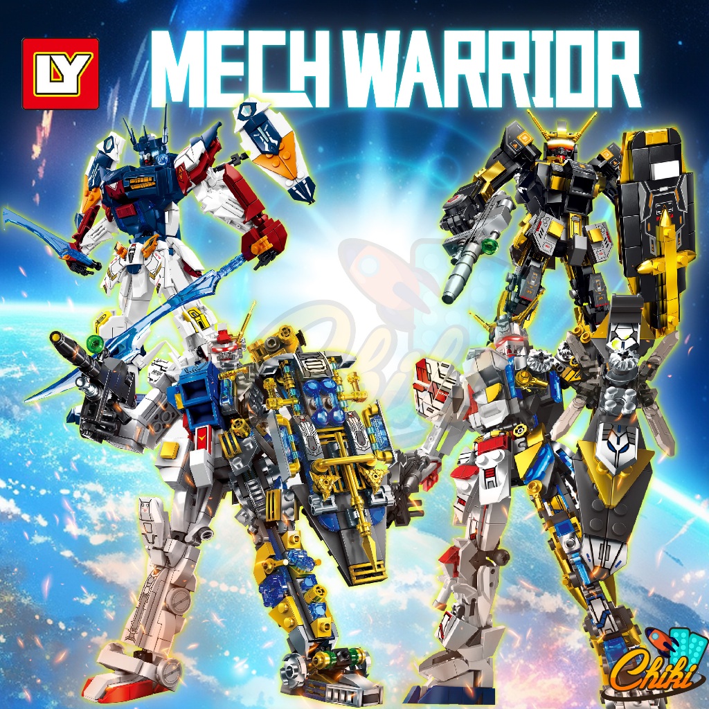ตัวต่อ Sembo Block 11030-11033 หุ่นยนต์รบ MECH WARRIOR ตัวต่อหุ่นยนต์ ...