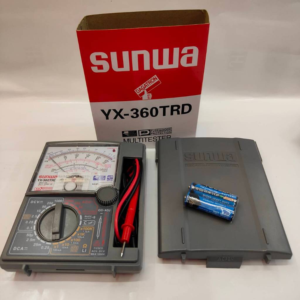 SUNWA รุ่น YX-360TRD Multimeter มัลติมิเตอร์เข็ม มิเตอร์วัดไฟแบบเข็ม ...