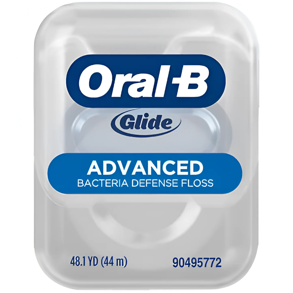 (1 อัน) ยาว 44 ม. Oral-B Glide Advanced Bacteria Defense Floss ไหมขัดฟัน ออรัลบี ไกลด์ แอดวานซ์ ...