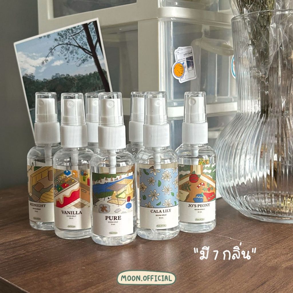 📮เติมสินค้าแล้วค่ะ📮 MOON SPRAY : สเปรย์ปรับอากาศ ขนาด 50 ml.(alcohol ...