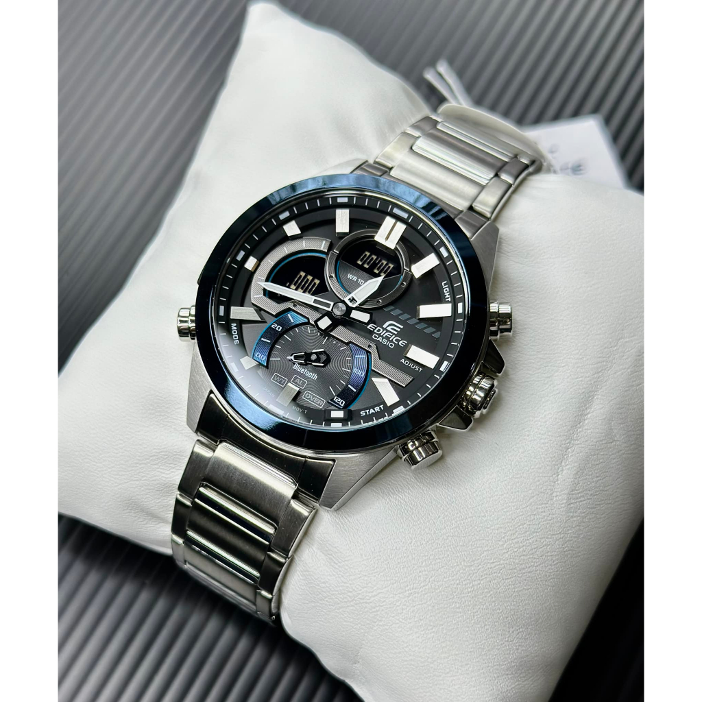 นาฬิกา Casio Edifice รุ่น ECB-30D Bluetooth สายสแตนเลสแท้ สปอร์ต กันน้ำ100m ของแท้ 100% รับ ...