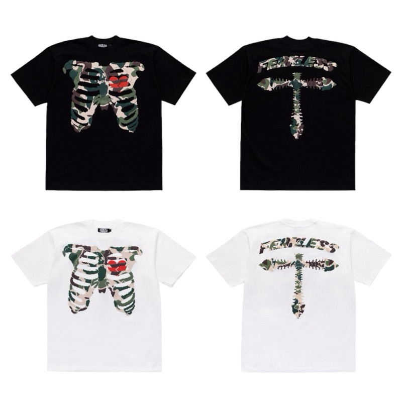 FEARLESS “BONE CAMO” T-SHIRT | Shopee Thailand