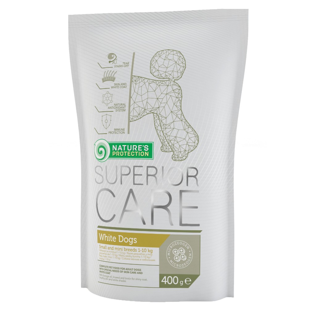 Nature's Protection White Dog Grain Free Lamb Adult Small and Mini ...