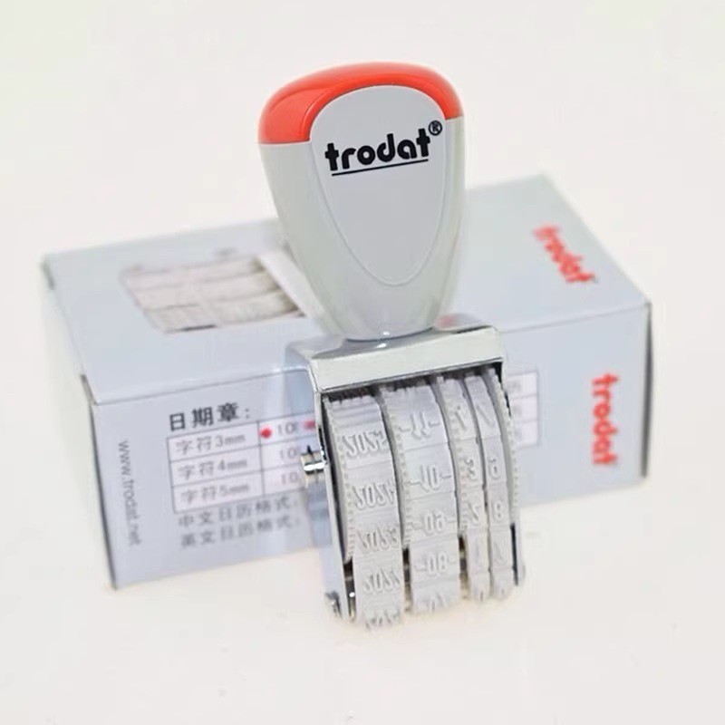 Trodat Dater Stamp ตรายางวันที่แป้นสำเร็จ | Shopee Thailand