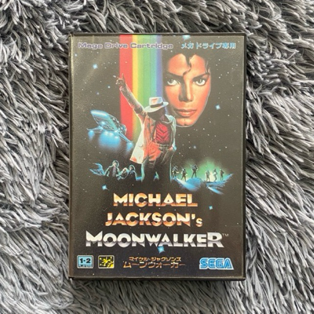 งานกล่องตลับแท้เครื่อง SEGA Mega Drive เกมส์ Michael Jackson Moonwalker ...
