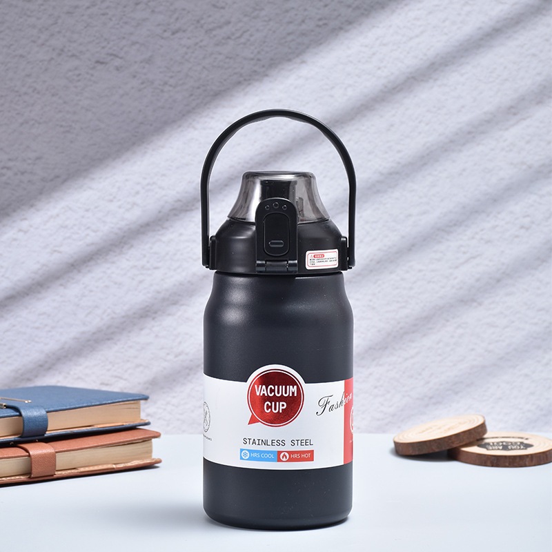 J072 กระบอกน้ำเก็บอุณหภูมิ 1.3L ขวดน้ำสแตนเลส กระบอกน้ำ กระบอกน้ำเก็บความเย็น แก้วน้ำ ถ้วยน้ำ ...