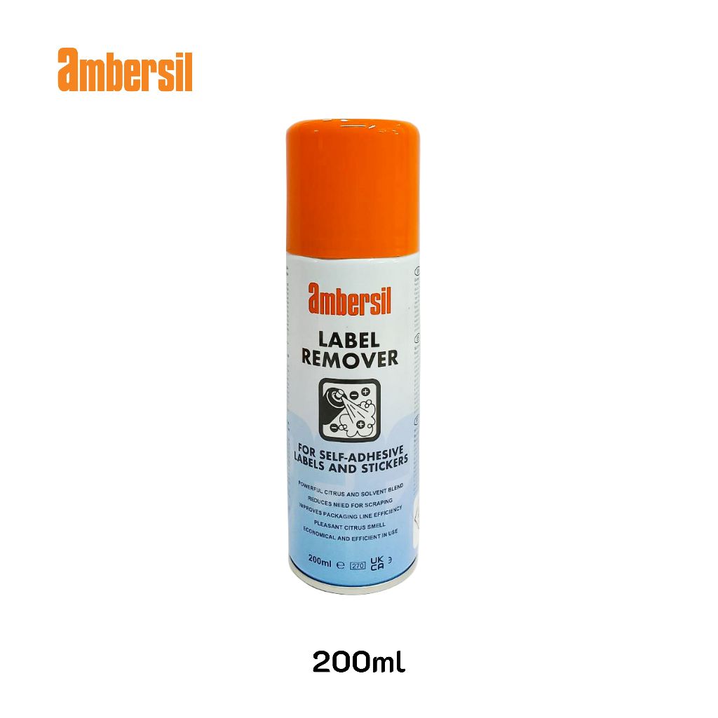 AMBERSIL LABEL REMOVER สเปรย์ลอกสติกเกอร์,ล้างคราบกาว 6190031629 บรรจุ ...