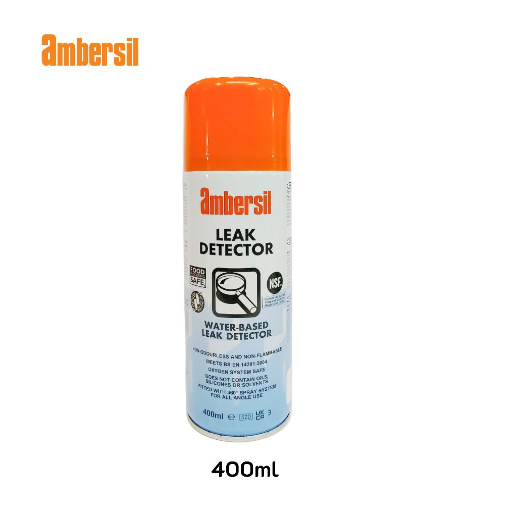 AMBERSIL LEAK DETECTOR สเปรย์หารอยรั่วสูตรน้ำ Code 31633 บรรจุ 400ml | Shopee Thailand