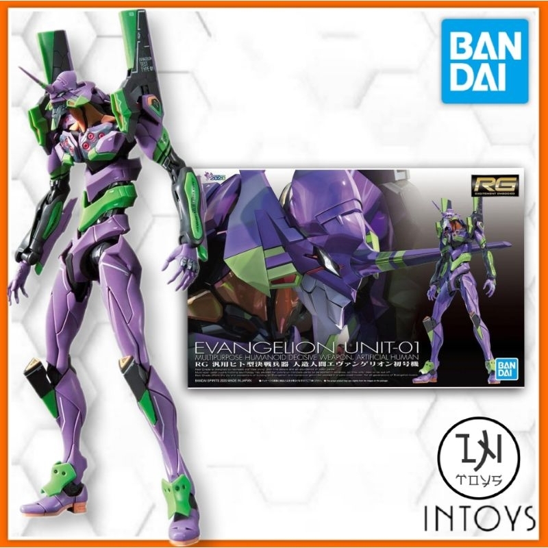 BANDAI - (RG) 1/144 EVANGELION UNIT-01 / EVA 01 (Gunpla / Gundam Plastic Kits) @ INTOYS KORAT ...