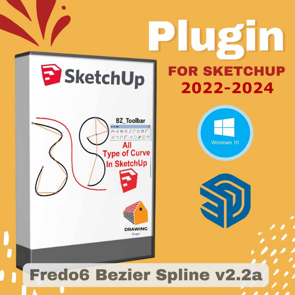 Fredo 6 Bezier spline 2.2a( ปลั๊กอินวาดเส้น Polyline และเส้นโค้ง Spline ...