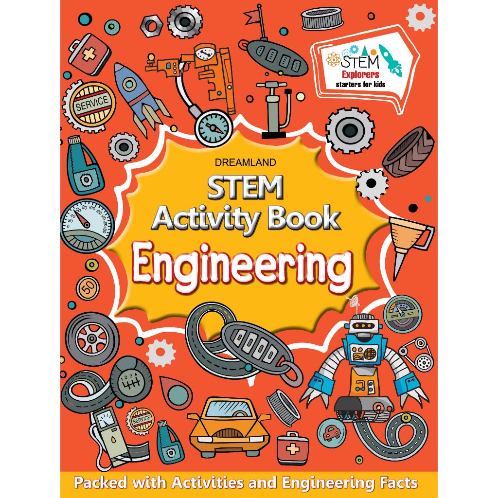 (Age6-12)STEM Activity Book Engineering หนังสือเสต็มสำหรับเด็ก STEM for ...