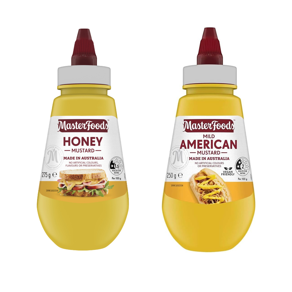 Master Foods Mustard Honey Mustard Mild American มัสตาร์ด ซอสมัสตาร์ด ...
