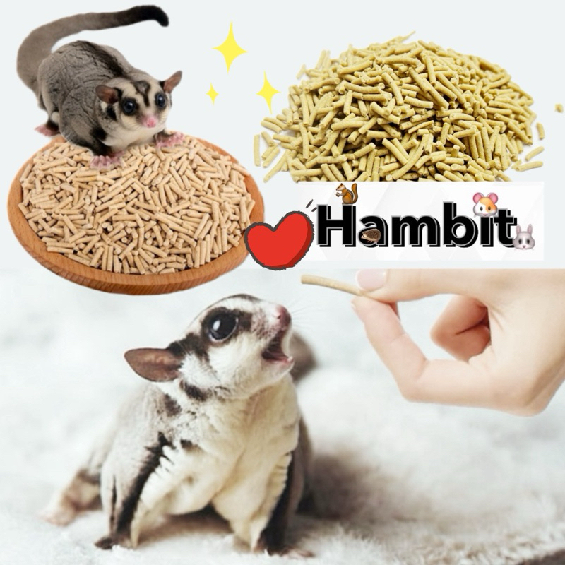 Hambit. อาหารชูการ์ไกรเดอร์ โปรตีน40% | Shopee Thailand