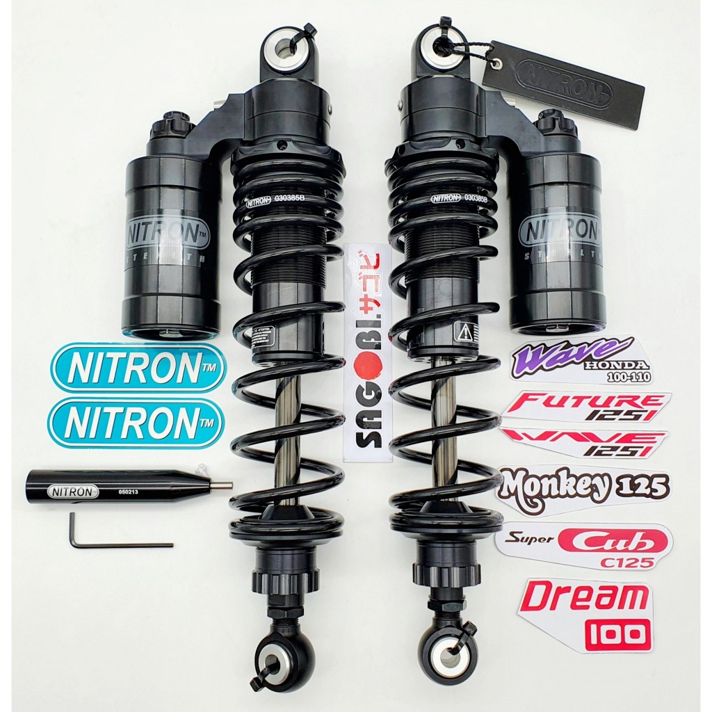 ชุดโช้คหลัง Nitron R3 STEALTH SBGNITRON | Shopee Thailand