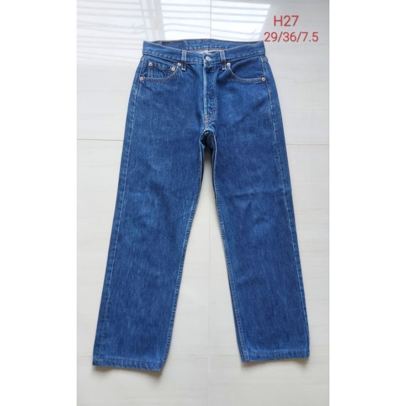 กางเกงยีนส์ลีวายมือสอง 5016215 vtg90 US เอว29/36/7.5 (H27) | Shopee ...