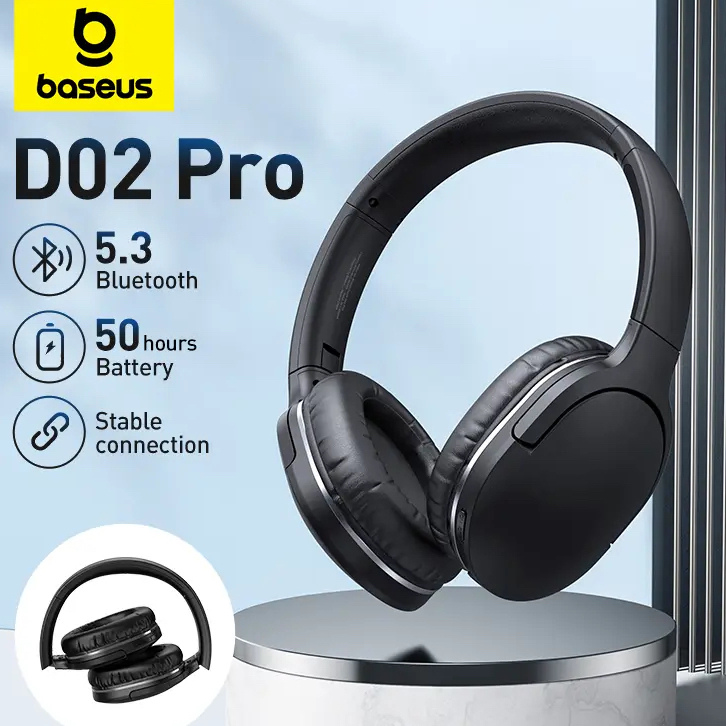 Baseus หูฟังบลูทูธไร้สาย รุ่น Encok Wireless headphone D02 Pro หูฟังแบบครอบหู หูฟังบลูทูธ ...