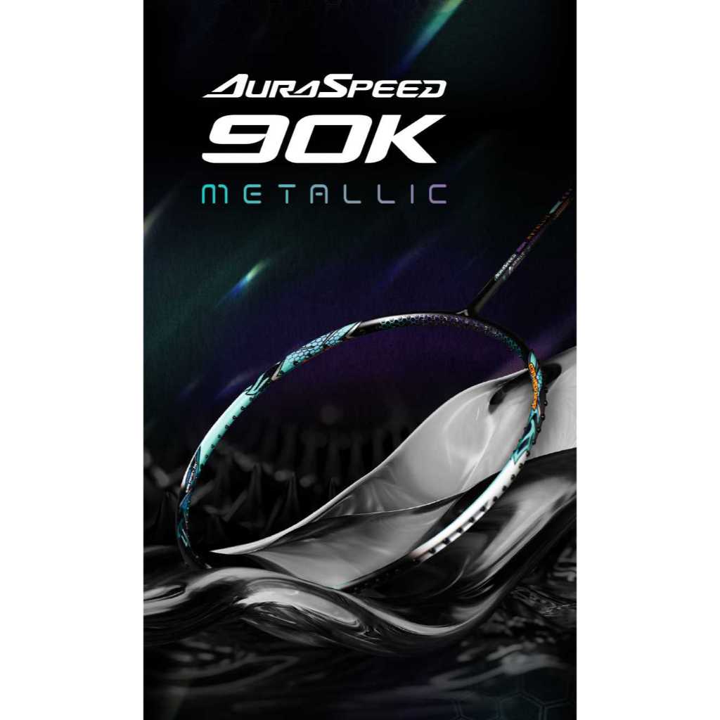 ไม้แบดมินตัน Victor Auraspeed 90K Metallic | Shopee Thailand