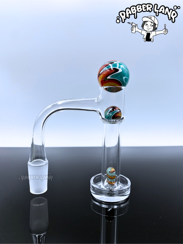 Heady US Glass Terp Slurper Marble Set Carb Cap For Quartz Banger ...