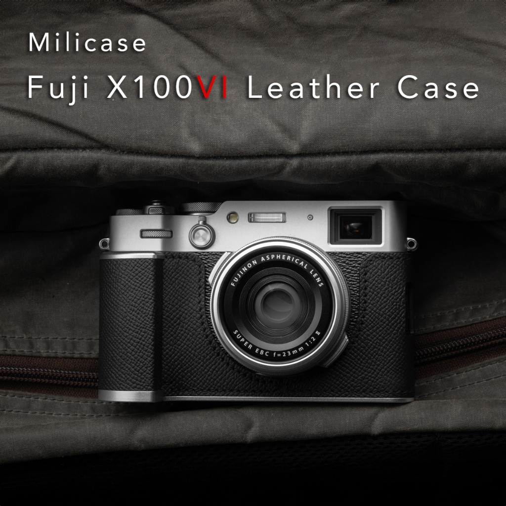 เคส Fuji X100VI Milicase สีดำ Leather Case | Shopee Thailand