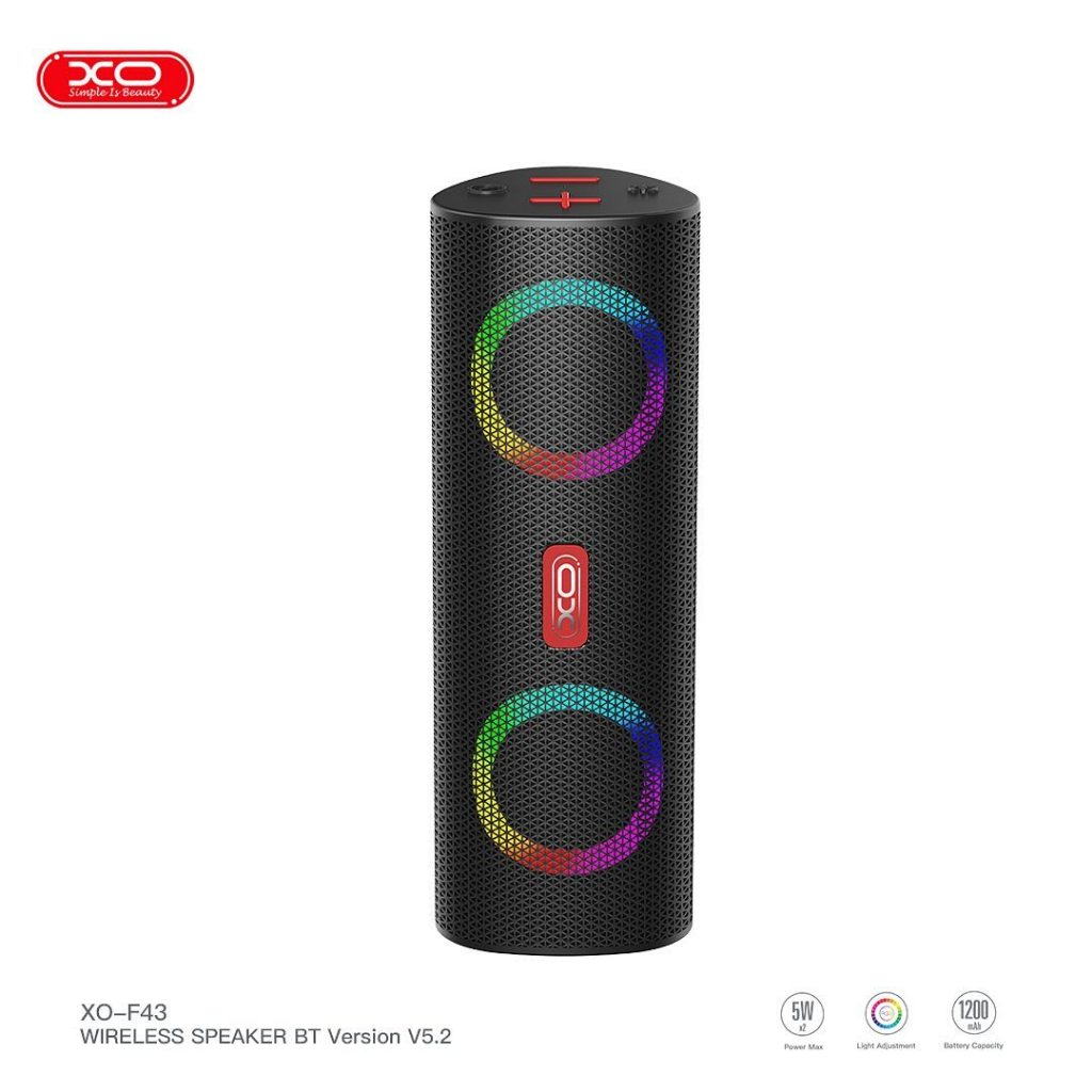 ลำโพงบลูทูธ มีไฟRGB XO รุ่น XO-F43 Bluetooth ลำโพง บลูทูธ สำหรับฟังเพลงขนาดเล็ก | Shopee Thailand