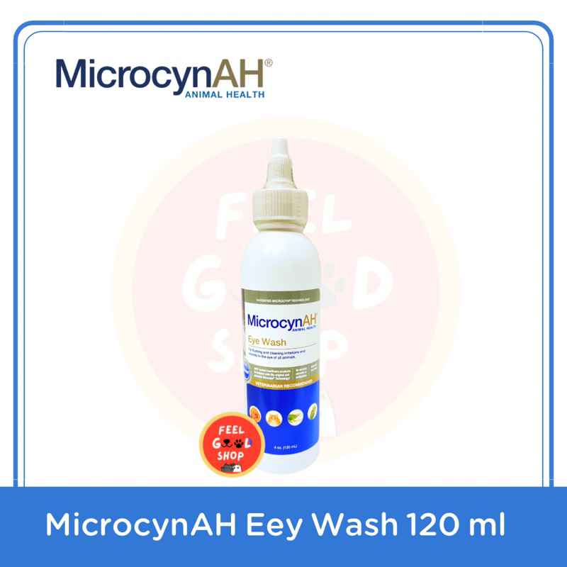 MicrocynAH Eye wash 120 ml. หมดอายุ 11/2026 ช่วยบำรุงและทำความสะอาด ...