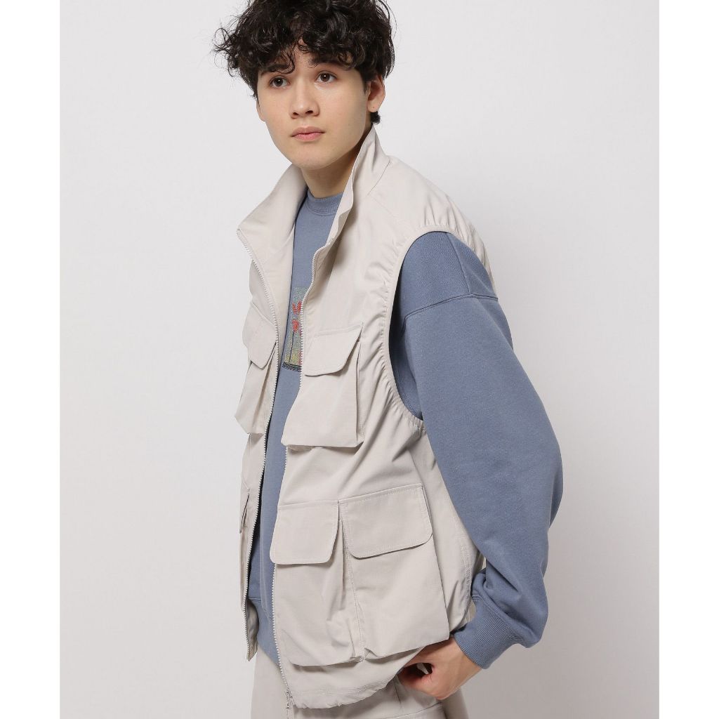 niko and ... Ripstop vest (Off white, Black) | Shopee Thailand