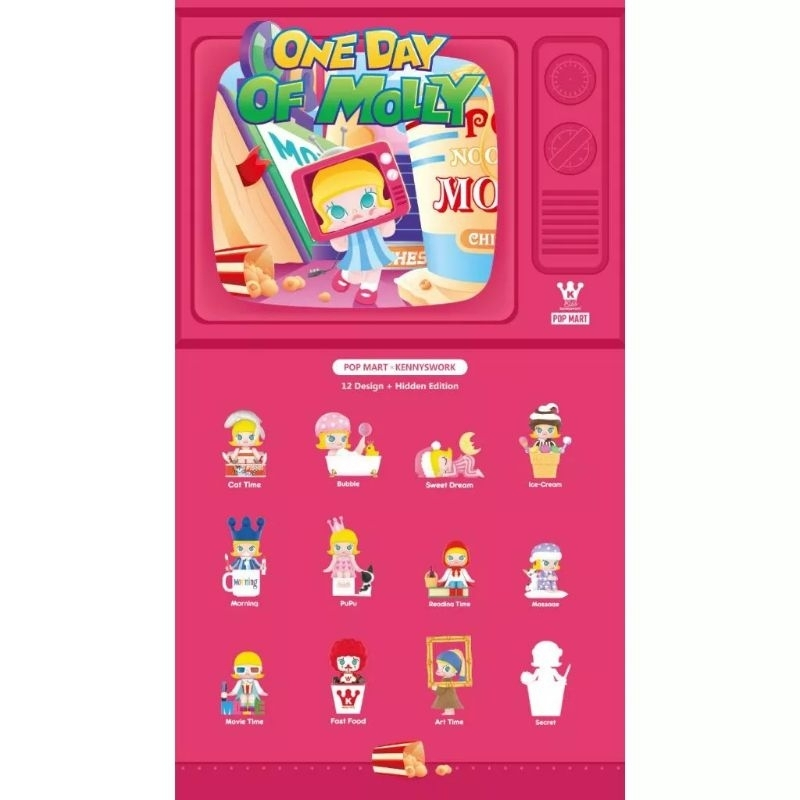 พร้อมส่ง+ระบุตัว MOLLY One day of molly series Cute Figure | Shopee ...