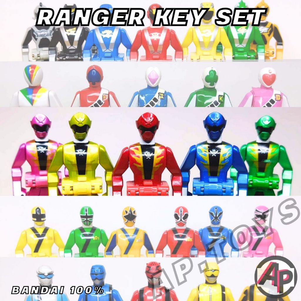 DX Ranger Key Set เรนเจอร์คีย์แบบขบวนการ [คีย์โกไคเจอร์ เซนไต โกไคเจอร์ ...